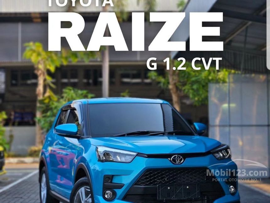 Jual Mobil Toyota Raize 2024 G 1.2 di DKI Jakarta Automatic Wagon Biru ...