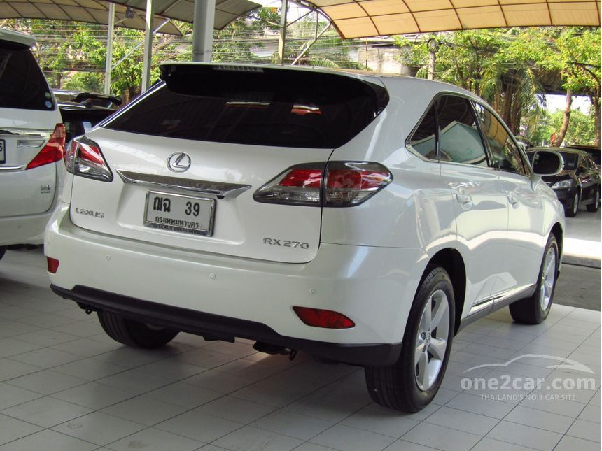 Lexus RX270 2012 Luxury 2.7 in กรุงเทพและปริมณฑล Automatic SUV สีขาว ...
