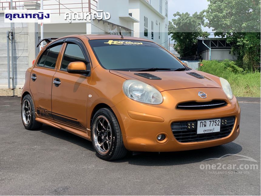 Nissan March 2010 E 1.2 in กรุงเทพและปริมณฑล Automatic Hatchback สีส้ม ...