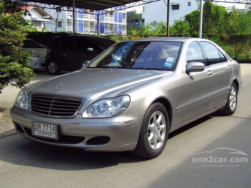Mercedes-Benz S280 2004 W220 (ปี 99-05) 2.8 เกียร์อัตโนมัติ สีเทา | One2car.com ศูนย์รวมรถใหม่ ...