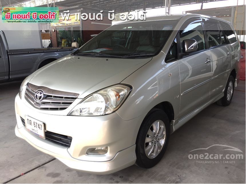 Toyota Innova 2010 V 2.0 in กรุงเทพและปริมณฑล Automatic Wagon สีเงิน ...