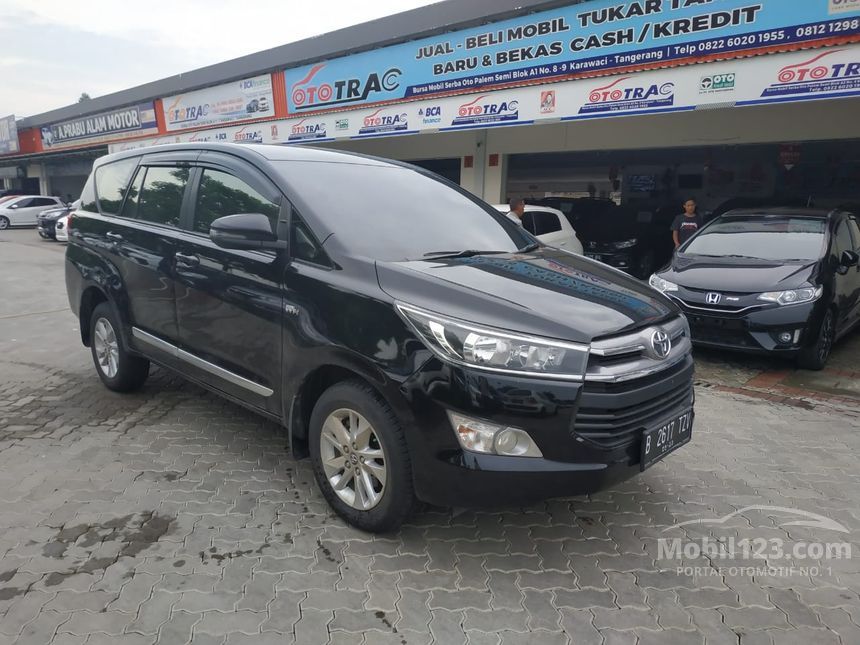 Jual Mobil Toyota Kijang Innova 2018 G 2.0 di Banten Manual MPV Hitam ...