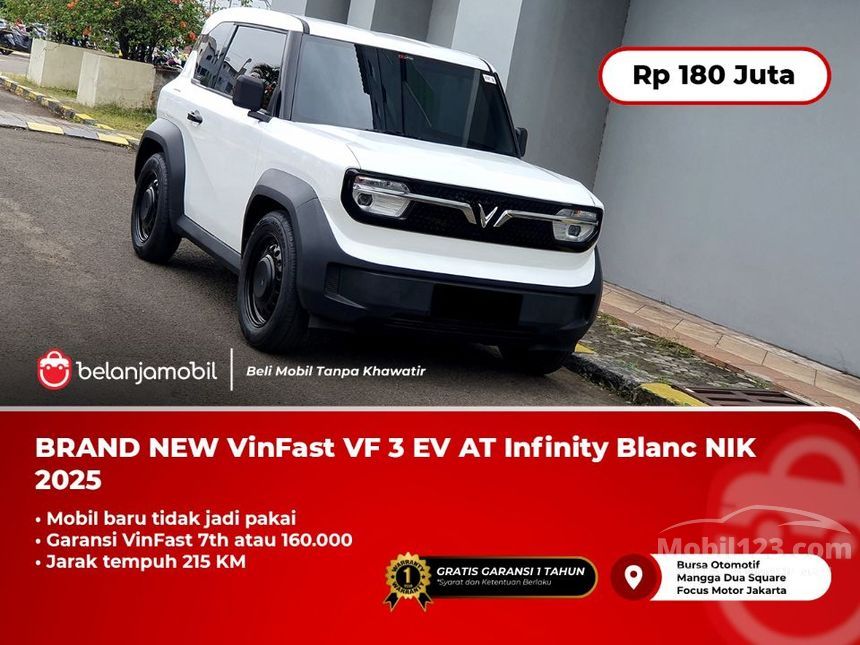 Jual Mobil Vinfast VF 3 2025 di DKI Jakarta Automatic SUV Putih Rp 180.000.000 - 16840027 ...