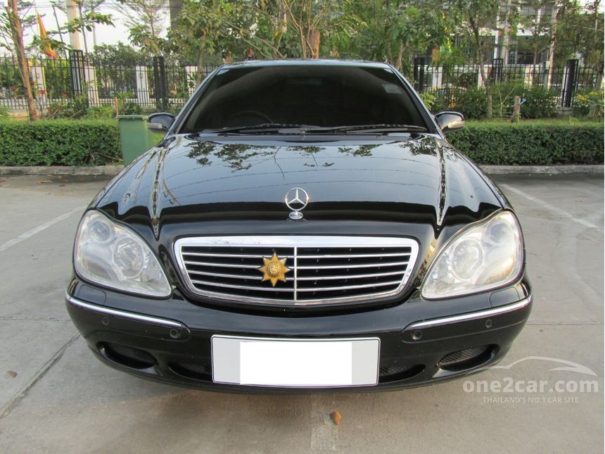 Mercedes-Benz S280 2001 W220 (ปี 99-05) 2.8 เกียร์อัตโนมัติ สีดำ ...