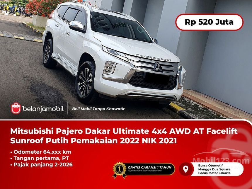 Jual Mobil Mitsubishi Pajero Sport 2021 Dakar Ultimate 4X4 2.4 di DKI ...