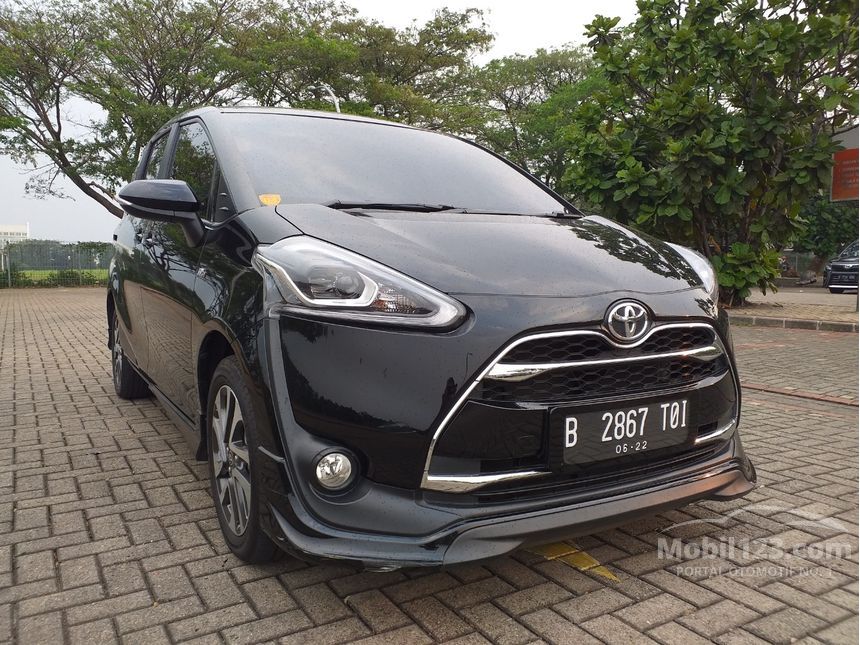 Jual Mobil Toyota Sienta 2017 Q 1.5 di Banten Automatic MPV Hitam Rp ...
