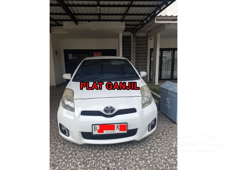Jual Mobil Toyota Yaris 2012 J 1.5 di Jawa Barat Manual Hatchback Putih ...