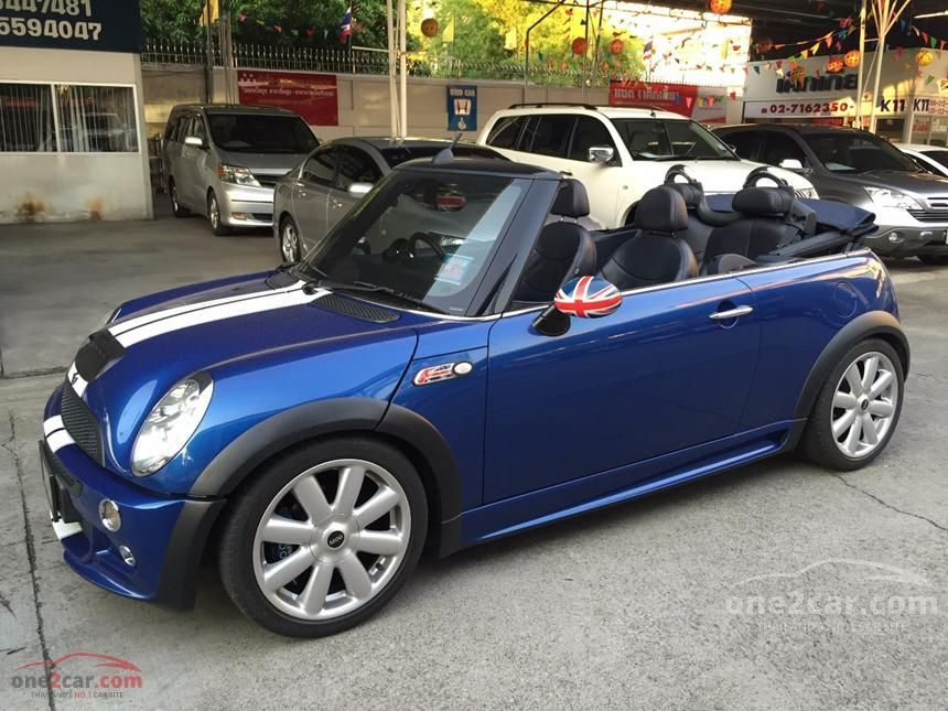 Mini Cooper 2008 R52 Convertible S Sidewalk 1.6 เกียร์อัตโนมัติ สีน้ำเงิน | One2car.com ศูนย์รวม ...