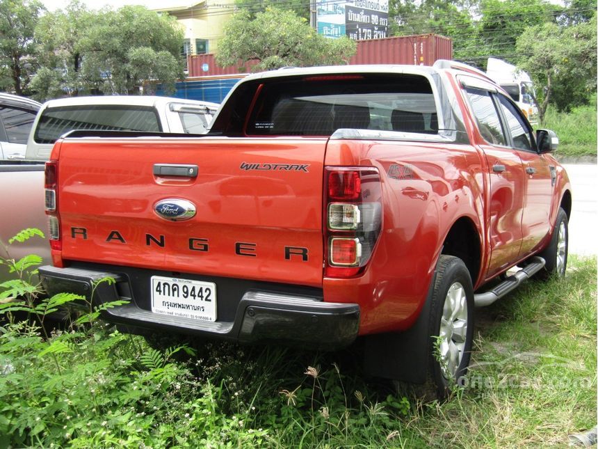 Ford Ranger 2014 WildTrak 3.2 in ภาคตะวันออก Automatic Pickup สีส้ม for ...