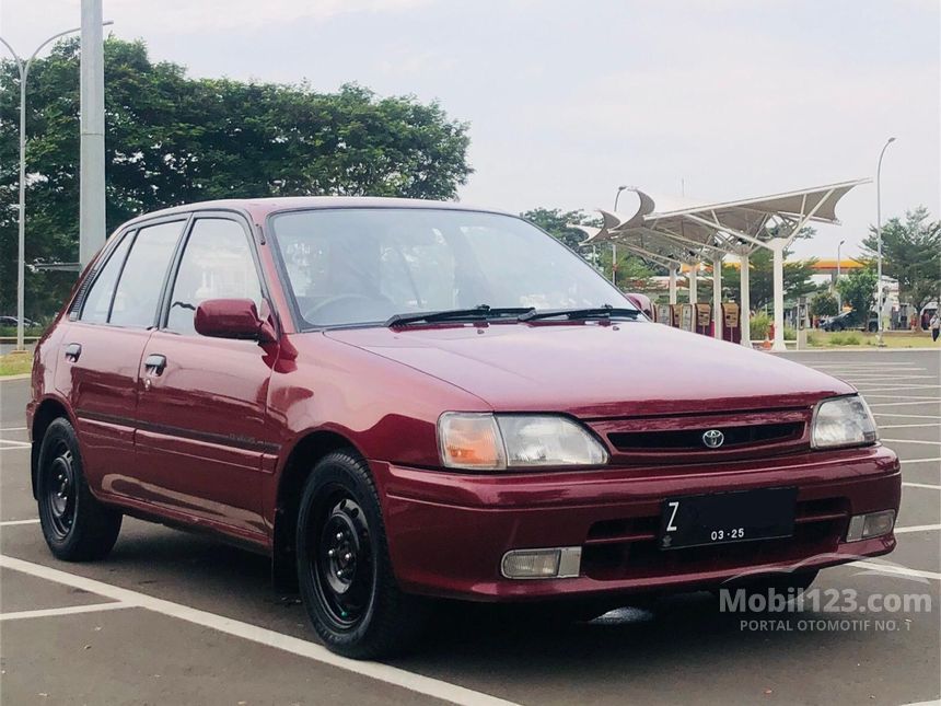 Jual Mobil Toyota Starlet 1995 1.3 di Banten Manual Hatchback Merah Rp ...
