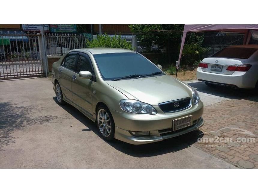 Toyota Corolla Altis 2003 E 1.8 in ภาคตะวันตก Automatic Sedan สีทอง for ...