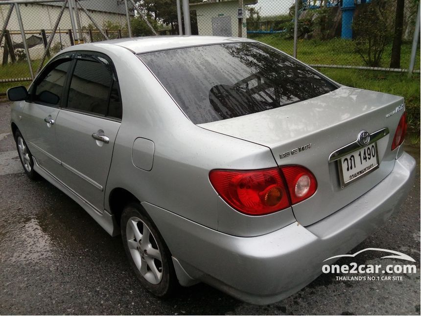 Toyota Corolla Altis 2002 หน้าหมู (ปี 01-07) E 1.8 เกียร์อัตโนมัติ สี ...
