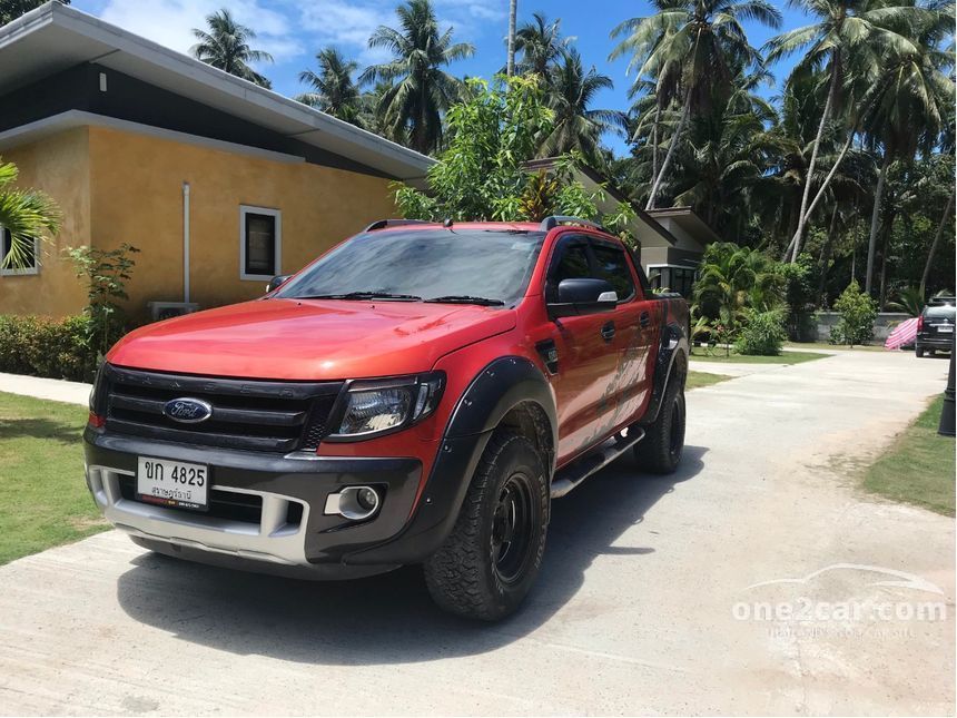Ford Ranger 2014 WildTrak 3.2 in ภาคใต้ Automatic Pickup สีแดง for ...