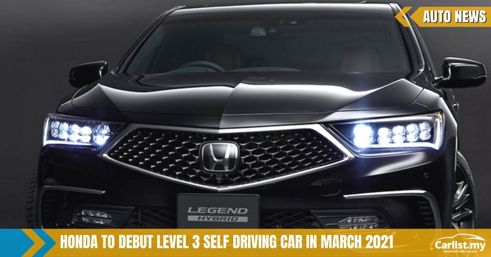 Honda To Sell World's First Mass Produced Level 3 Self-Driving Car This ...