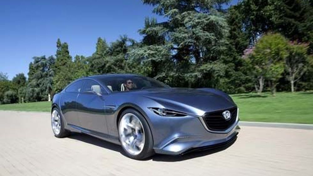 Mazda Shinari คูเป้ 4 ประตู พื้นฐาน Mazda6 ตัวใหม่ อวดลวดลายผ่านภาพชุด ...