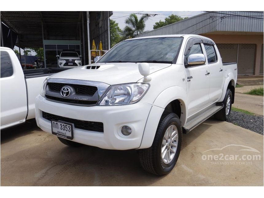 Toyota Hilux Vigo 2011 DOUBLE CAB (ปี 08-11) E Prerunner VN Turbo 2.5 เกียร์ธรรมดา สีขาว ...