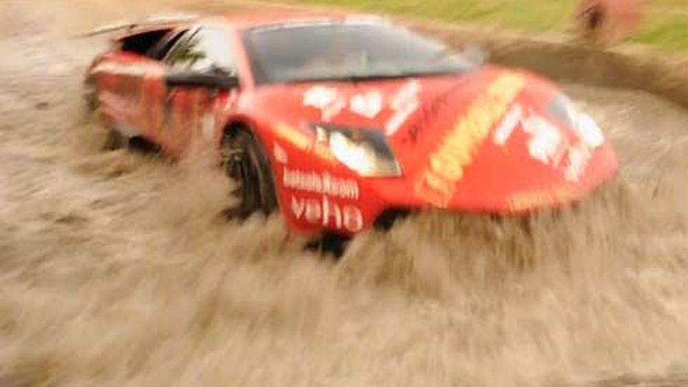 ไม่กลัวน้ำ(ขัง)! Lamborghini Murcielago LP670-4 SuperVeloce ลุยทุกสภาพ ...