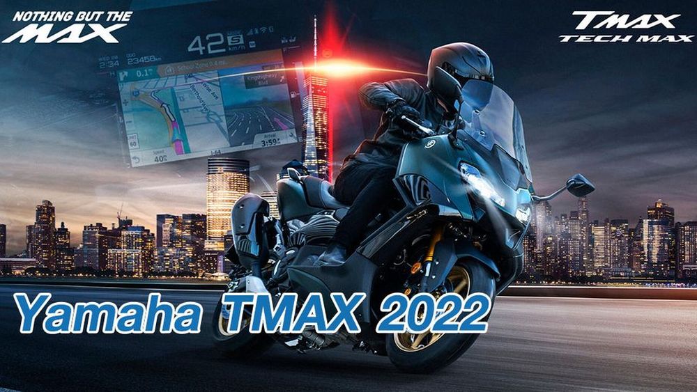 เปิดตัว Yamaha TMAX Tech Max 2022 ดีไซน์ใหม่ทั้งคัน พร้อมจอสี TFT ...