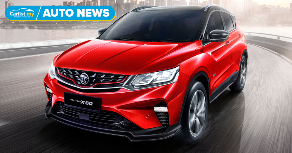 Proton received over 8,000 bookings for the 2024 Proton X50 - Auto News ...