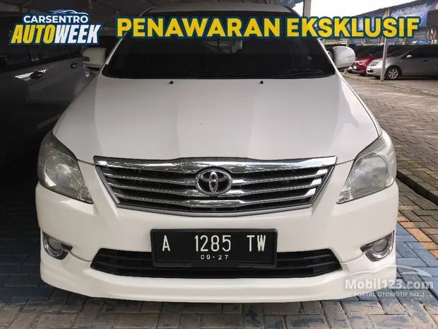 Jual Toyota Kijang Innova Bekas 2012 di Indonesia Harga Murah, Kondisi ...