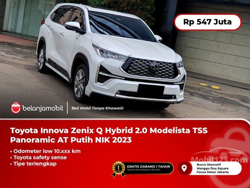 Jual Mobil Toyota Kijang Innova Zenix 2023 Q HV TSS Modellista (Non Premium Color) 2.0 di DKI ...